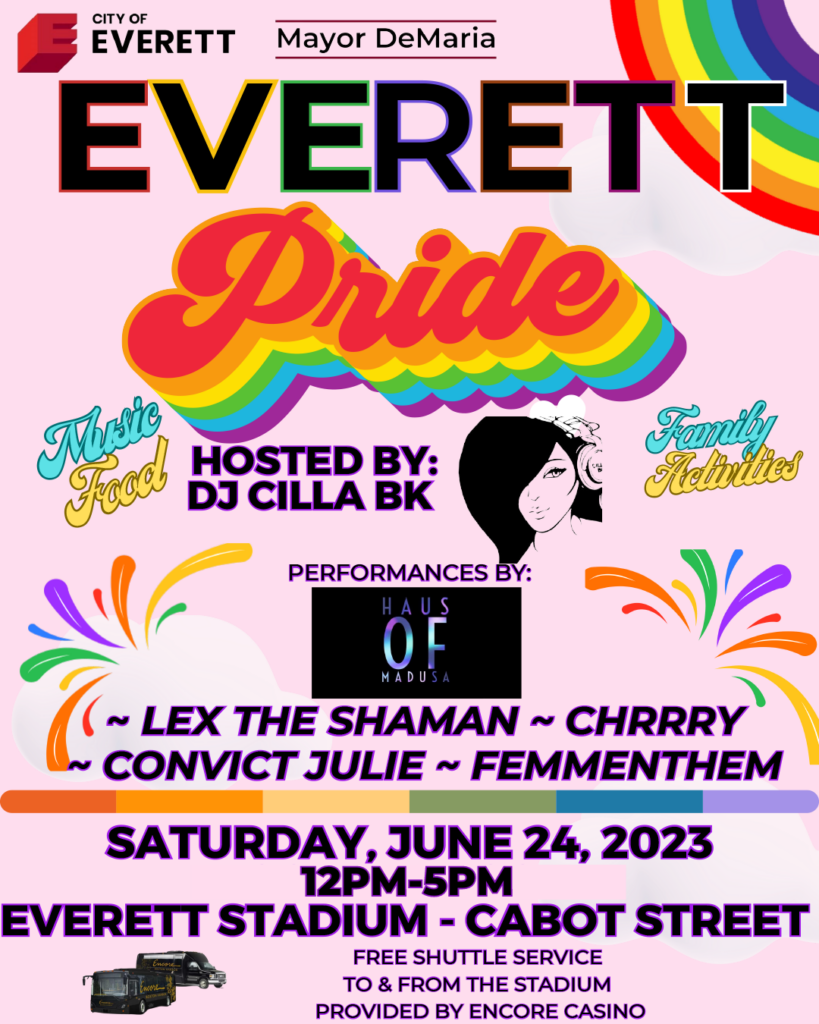 Everett Pride 2023 - Celebrate Who You Are - Everett, MA - Official Website